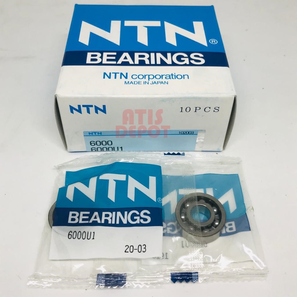 NTN 6000 C3 ( 10 x 26 x 8 ) 100% ORIGINAL Open Type Deep Groove Ball ...