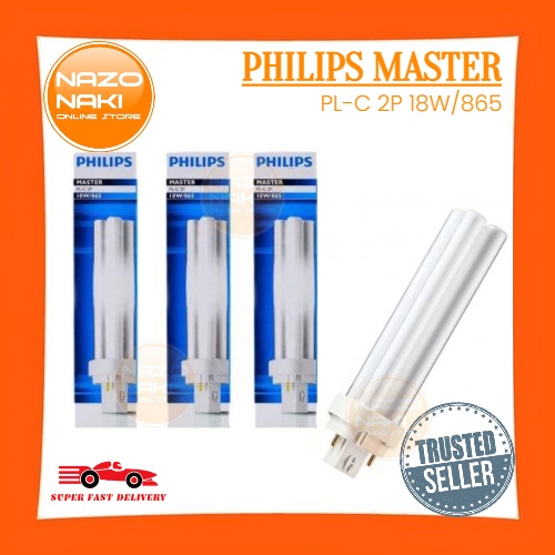 GENUINE PHILIPS Philips Master PLC 18W/865/827 2P Cool Daylight (White) - Energy Saving Down ...