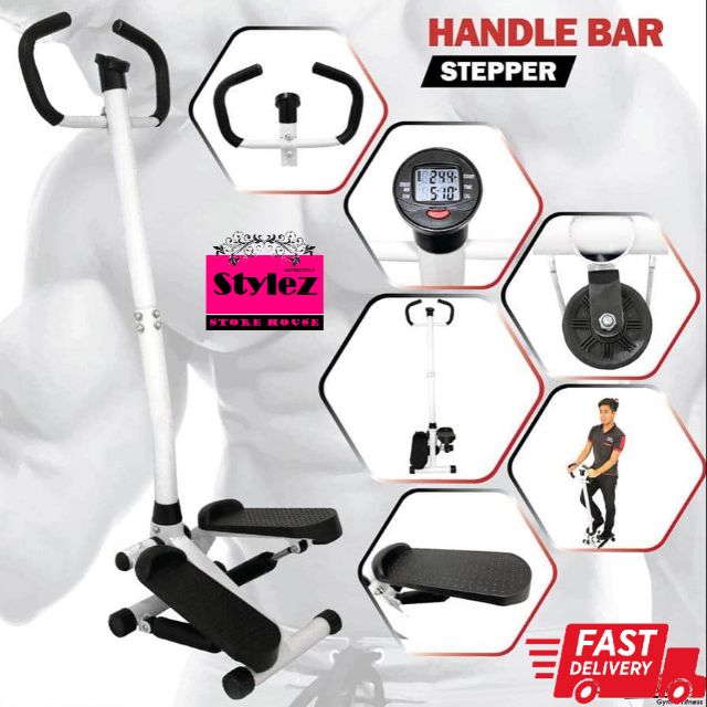 Home Foot Stepper With Handle Exercise Gym Health Fitness | Stepper ...