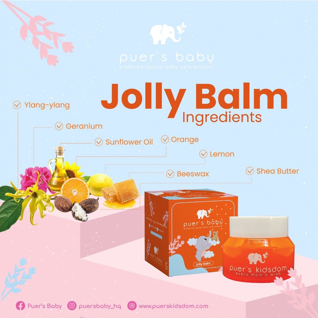 PUER'S BABY JOLLY BABY BALM | Shopee Malaysia
