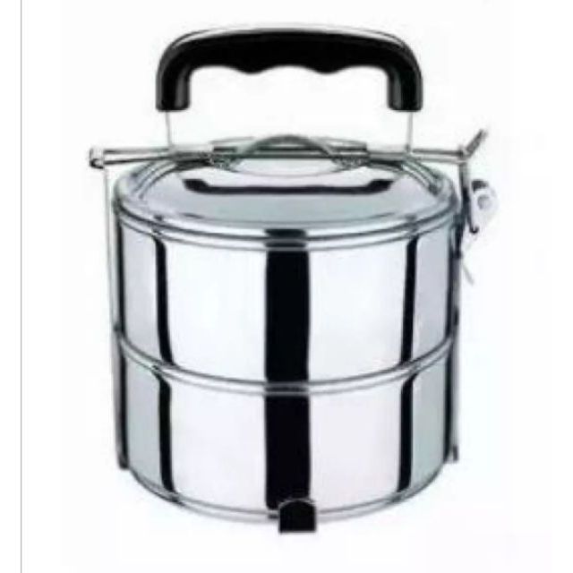 [Ready Stock] XY TOP Food Shelf 2,3,4 Layer 14CM Stainless Steel Tiffin ...