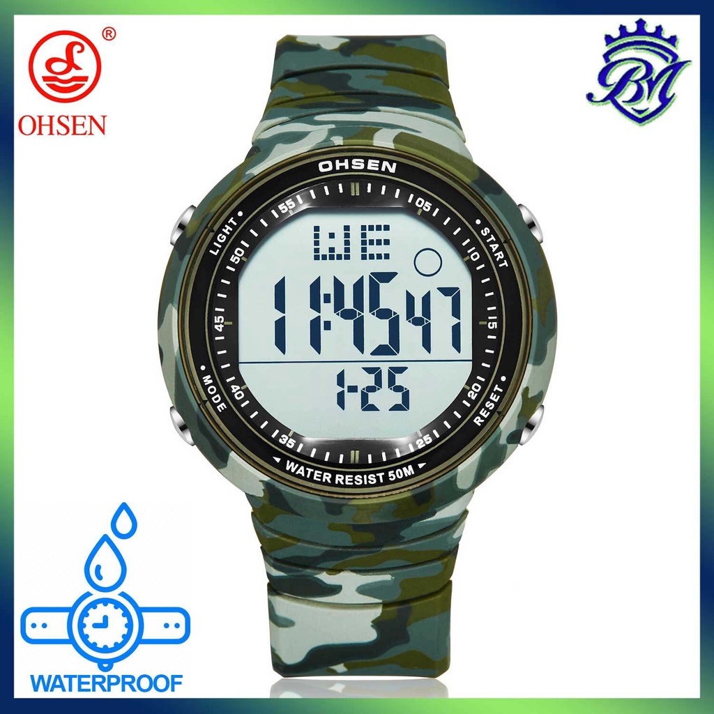 OHSEN 1812 Waterproof Sports Watch | Shopee Malaysia