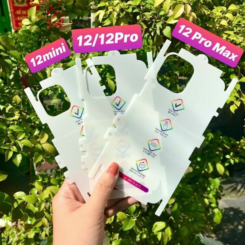 Flexible PPF sticker for iPhone 16/ 15, 13 Pro Max 14, 12 Pro/ 12 Pro ...