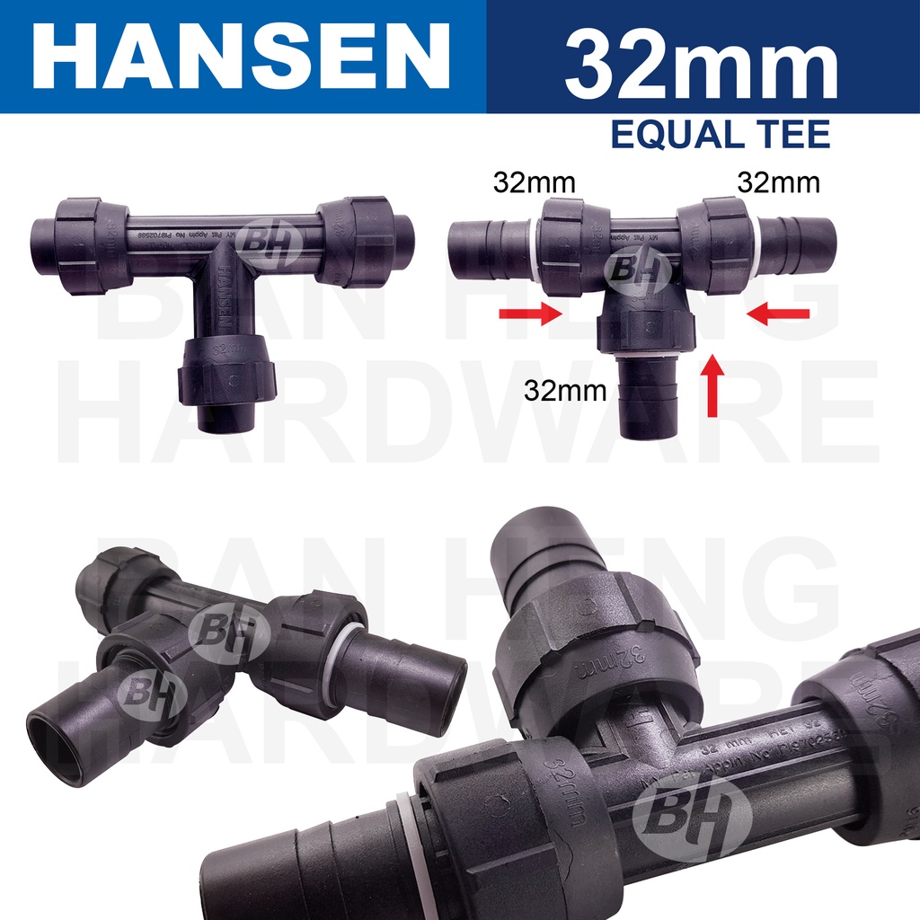 Hansen Fitting Elbow,Tee,Socket,Coupling,Tank Connector / Poly Fitting ...