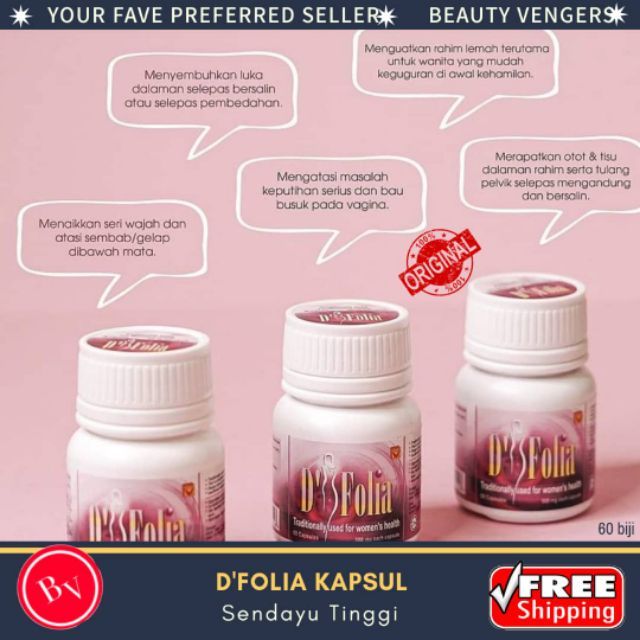 D'Folia Kapsul Sendayu Tinggi (60 Kapsul) | Shopee Malaysia