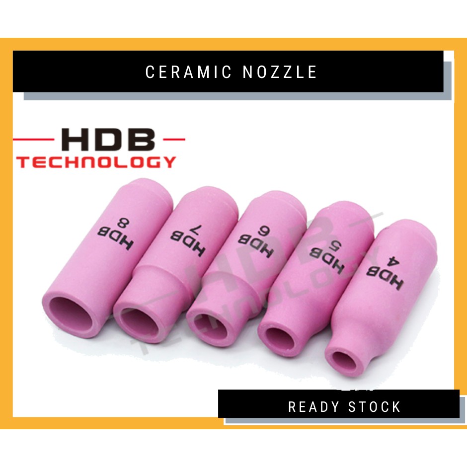 Welding Tig Ceramic Nozzle/ HDB Ceramic Nozzle / TIG Ceramic Cup No4, 5 ...