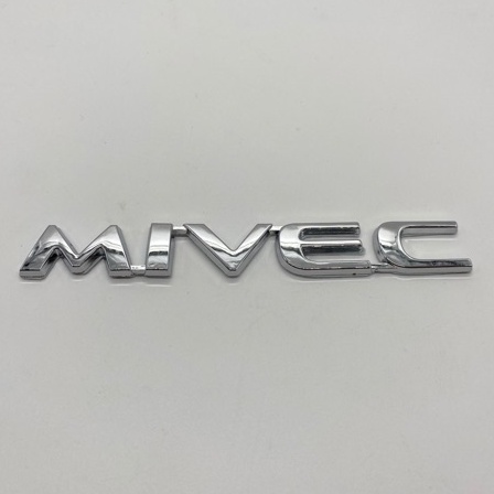 Mitsubishi MIVEC Wording Logo Emblem Badge Chrome Proton Wira ...