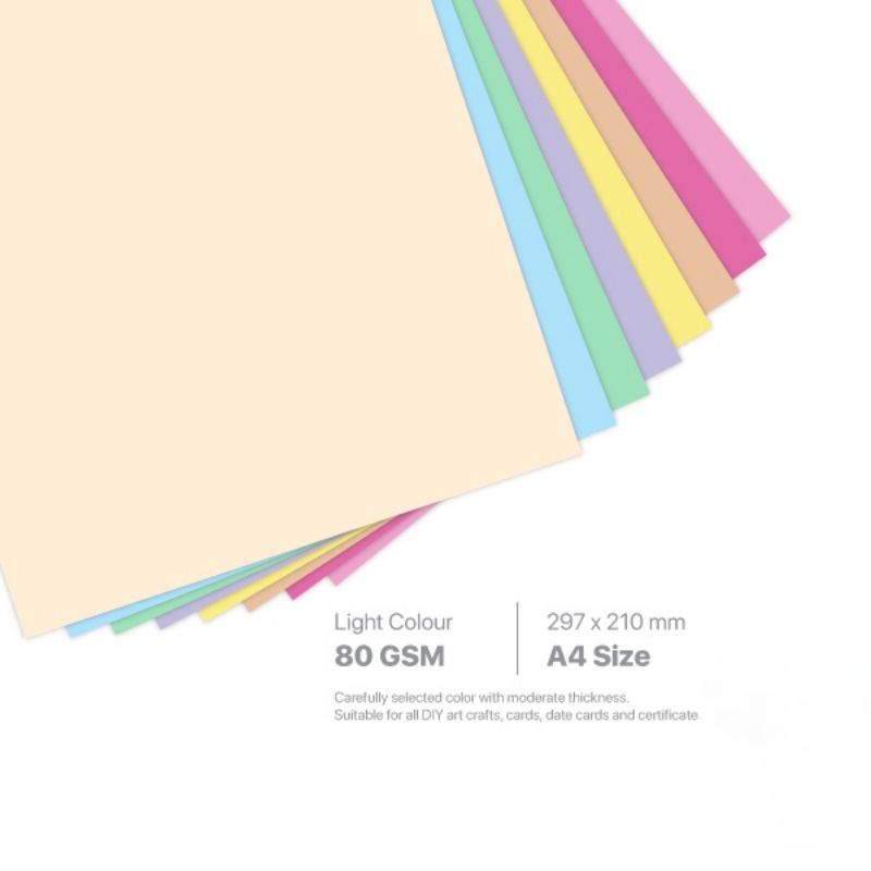 30's 80gsm A4 colour paper / kertas A4 warna / A4 颜色纸 | Shopee Malaysia
