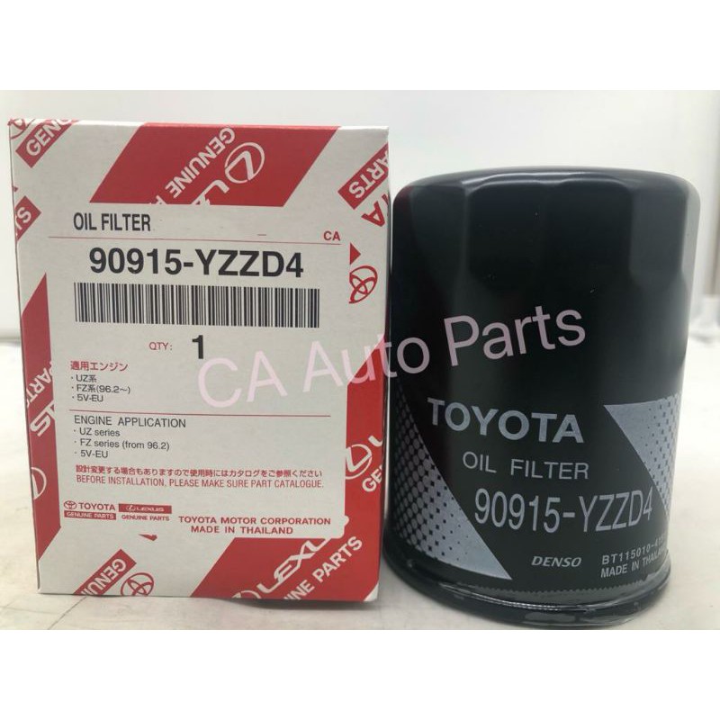 100%ORIGINAL TOYOTA OIL FILTER 90915-YZZD4 | Shopee Malaysia