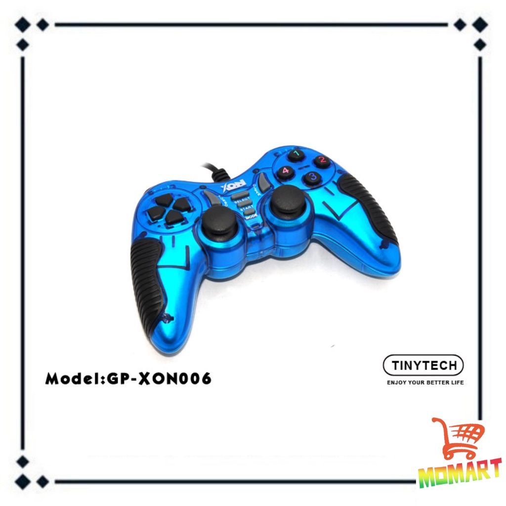 Tinytech GP XON006 Double Shock Pc Single USB Gamepad Controller Vibration | Shopee Malaysia