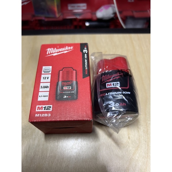 MILWAUKEE M12 B3 12V 3.0AH LITHIUM ION BATTERY | Shopee Malaysia