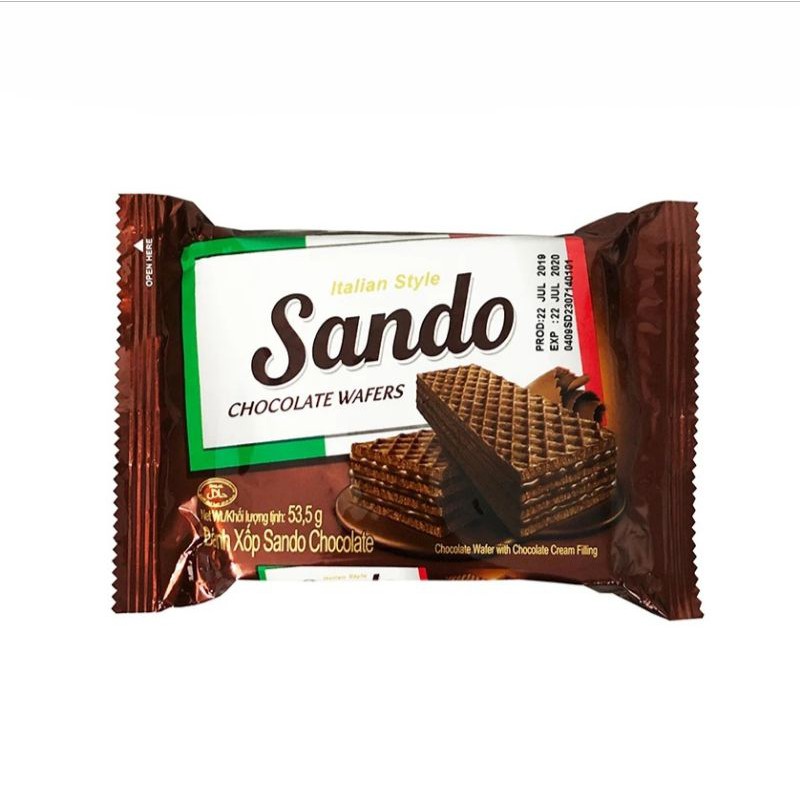 [ READY STOCK ] SANDO CHOCOLATE WAFER 53.5g | Shopee Malaysia