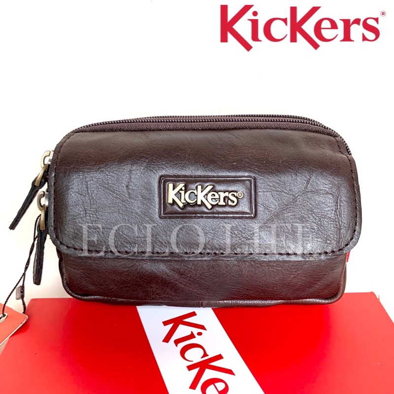 Kickers Pouch Bag Belt Bag Genuine Leather 100% Original [87793 I 87794 ...