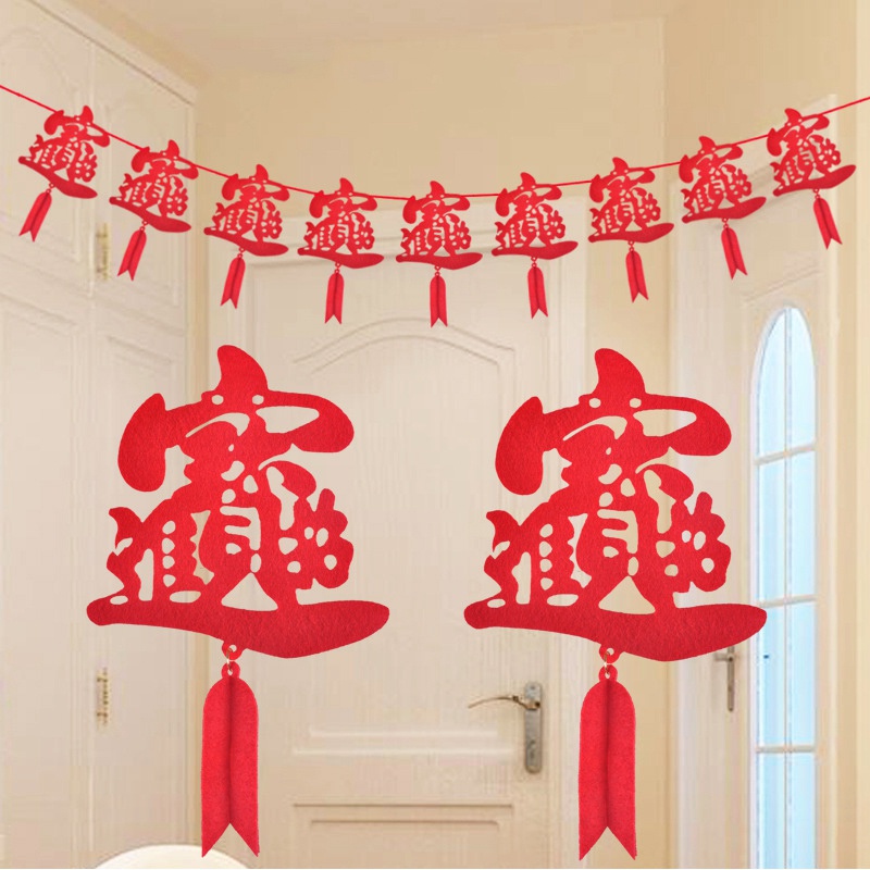 2025 CNY Spring Festival Bunting Banner Chinese New Year Home ...