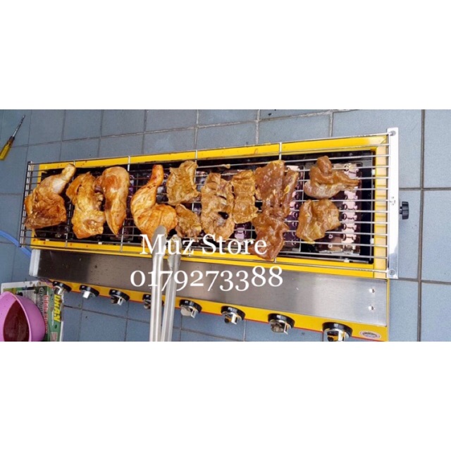 Pembakar infrared satay lokcing ayam bakar satar pulut lokcing sosej ...