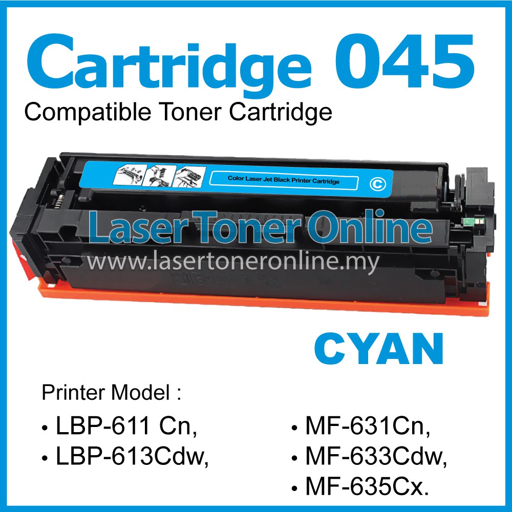 Compatible Canon CRG Cartridge 045 MF 631cn 633cdw 635cx MF631cn ...