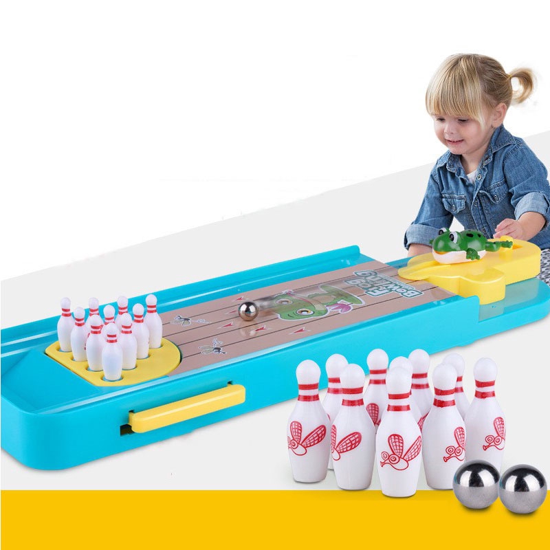 Confused Frog Bowling Table Children's Educational Table Games Toys ...
