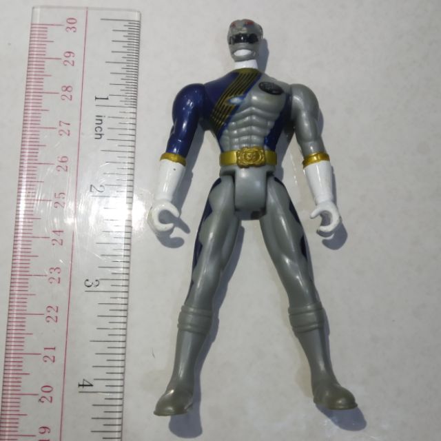 POWER RANGERS WILD FORCE SUPER SENTAI GAORANGER SILVER RANGER 10 cm ...