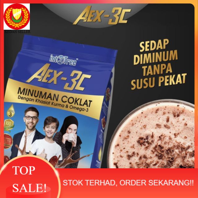 [READY STOK] SERBUK MINUMAN COKLAT KURMA TINGGI KALSIUM AEX-3C INT3TREE ...