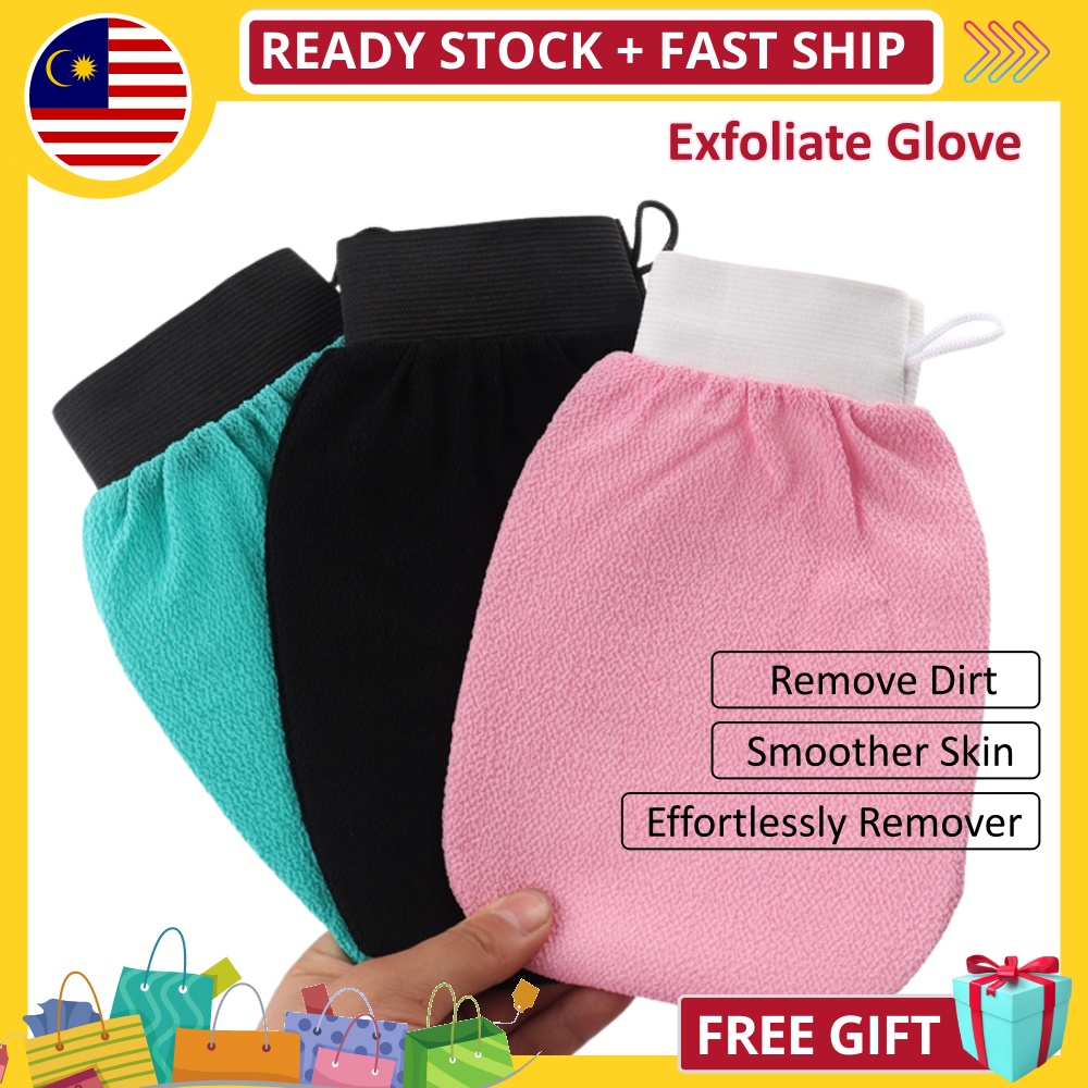 [FAST SHIP] Magic Exfoliate Glove Mitten Korean Exfoliate Towel Buang ...