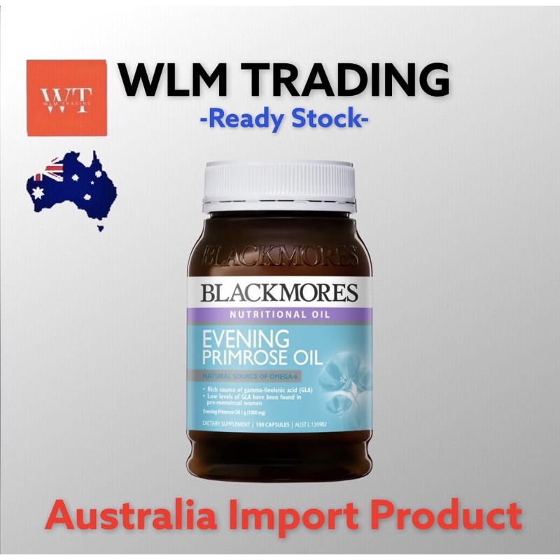 [Ready Stock EXP: 01/2023yr] Blackmores Evening Primrose Oil EPO ( 190 ...