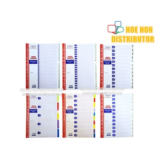 Kidario Index Divider A4 Paper Segmentation Filing Arch File Folder ...