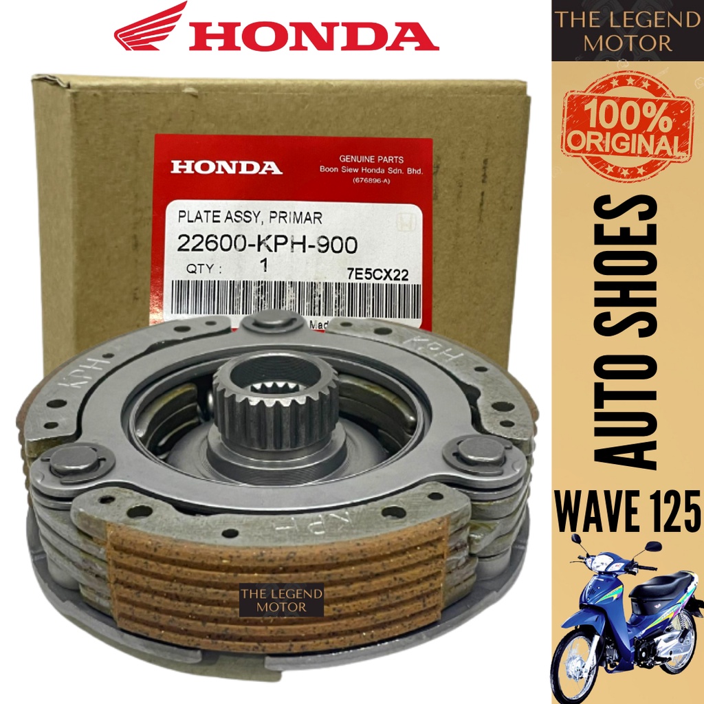 HONDA WAVE125 WAVE 125 AUTO SHOE CLUTCH CARRIER COMPLETE SET 100% ...