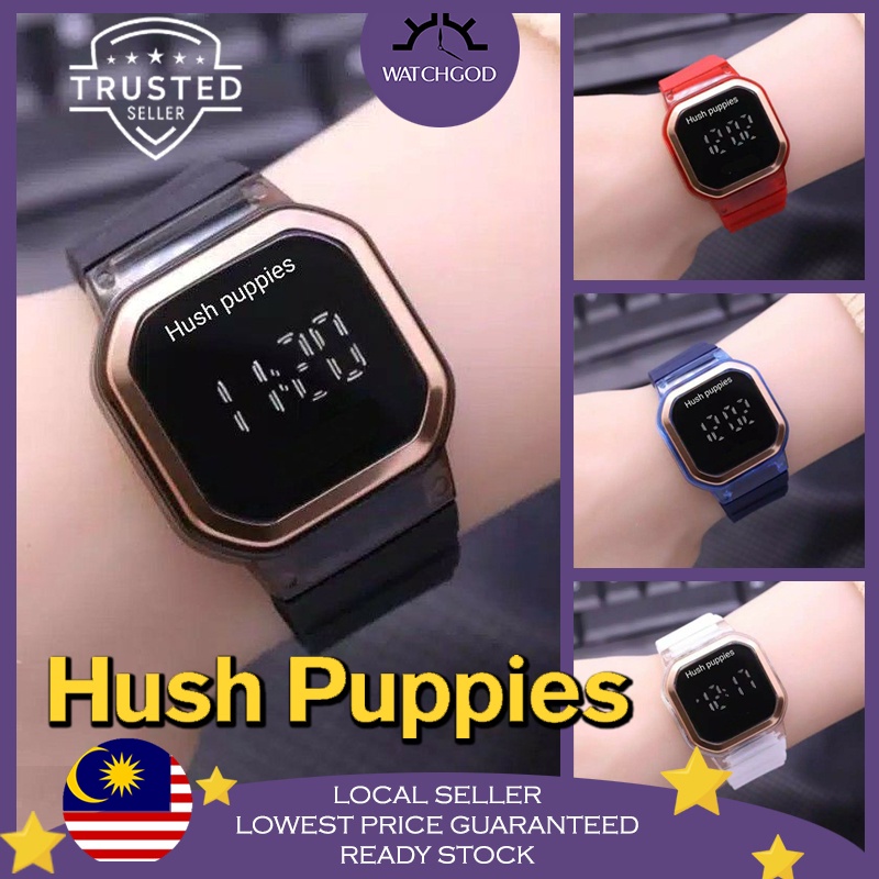 [🔥WATCHGOD PROMO🔥] Hush Puppies TOUCH Screen Digital LED Sport Rubber Women Ladies Watch Jam ...