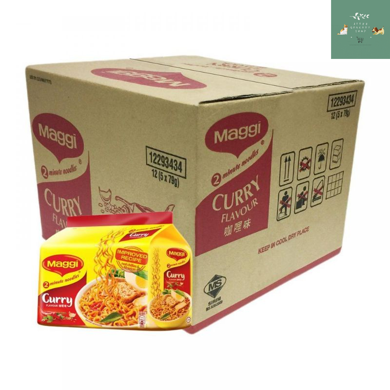 MAGGI Two Minute Curry 1 carton (12 x 5 packs x 79g) | Shopee Malaysia