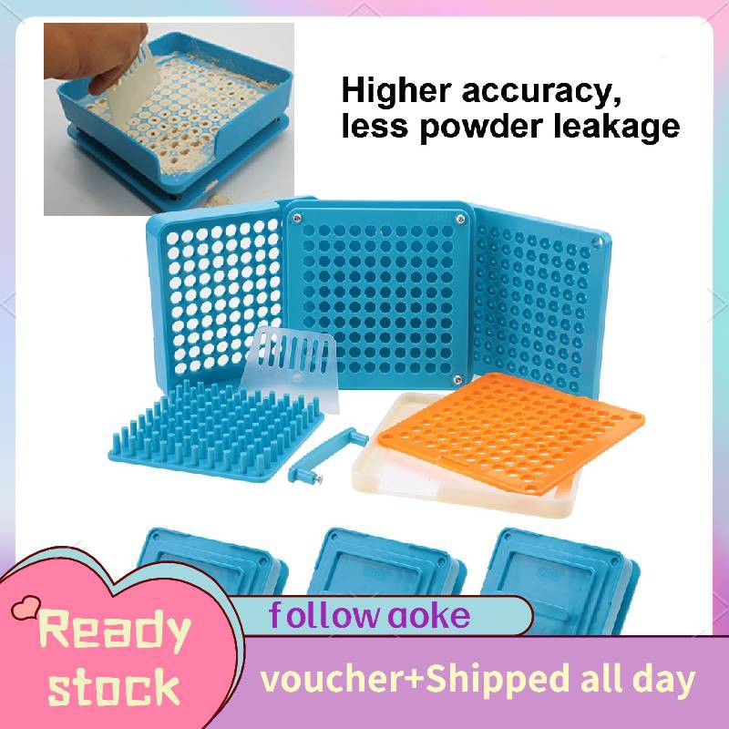 Aoke Capsule Filler Size 000# 00# 0# 1# 100 Holes Manual Powder Filling ...
