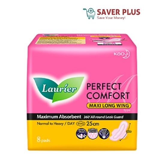 Laurier Perfect Comfort Super Maxi Long Wing | Shopee Malaysia