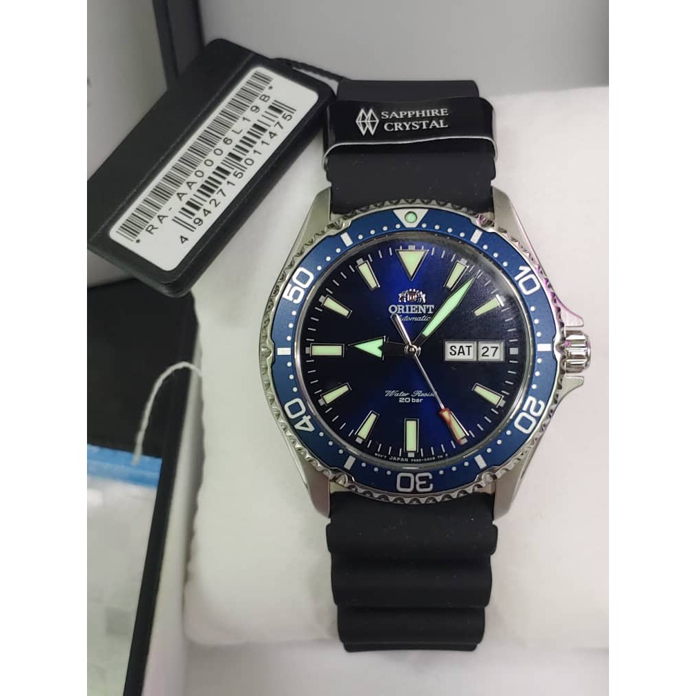 Orient Kamasu Mako III RA-AA0006L19B RA-AA0006L Automatic Sapphire ...