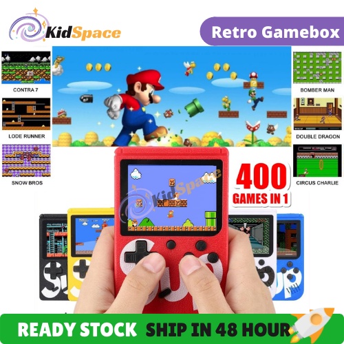 KidSpace 400 in 1 Classic Retro Mini Gameboy Early Childhood Game ...