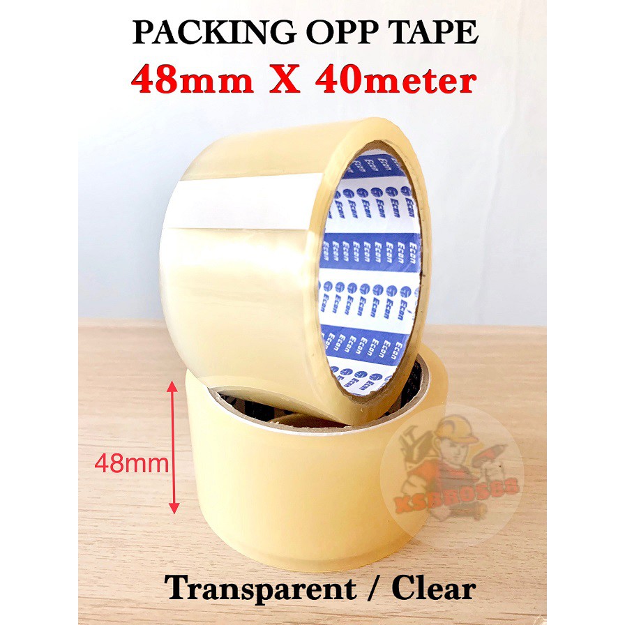 [ Made in Malaysia ] PACKING OPP TAPE 48mm / 72mm x 40meter x 45micron ...