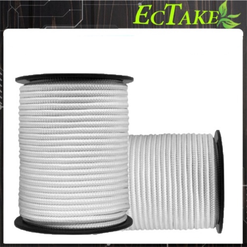 [ECTAKE] WHITE BRAIDED ROPE / TALI NYLON PUTIH (3MM,4MM,5MM,6MM) | Shopee Malaysia