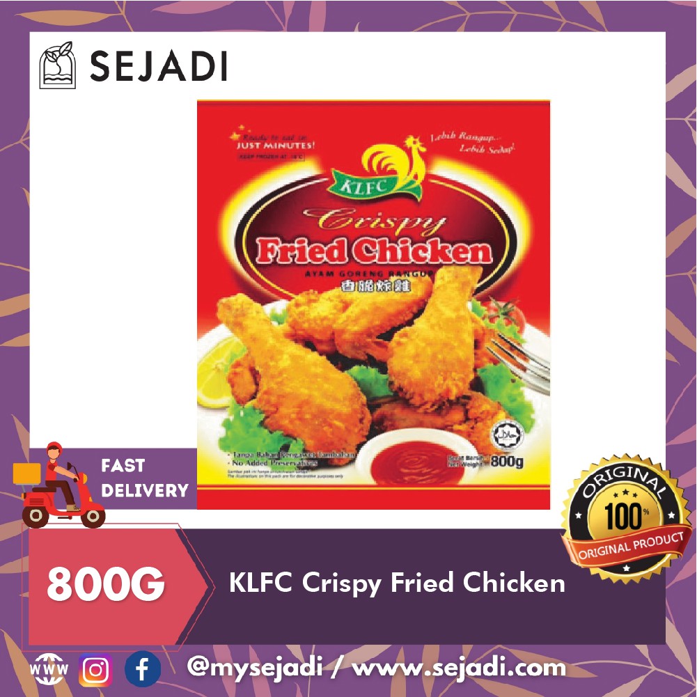 [Ready Stock Sejadi - Klang Valley Only] KLFC Crispy Fried Chicken ...