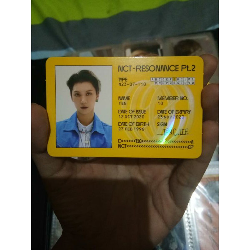 [BOOKED] TEN ID CARD | Shopee Malaysia