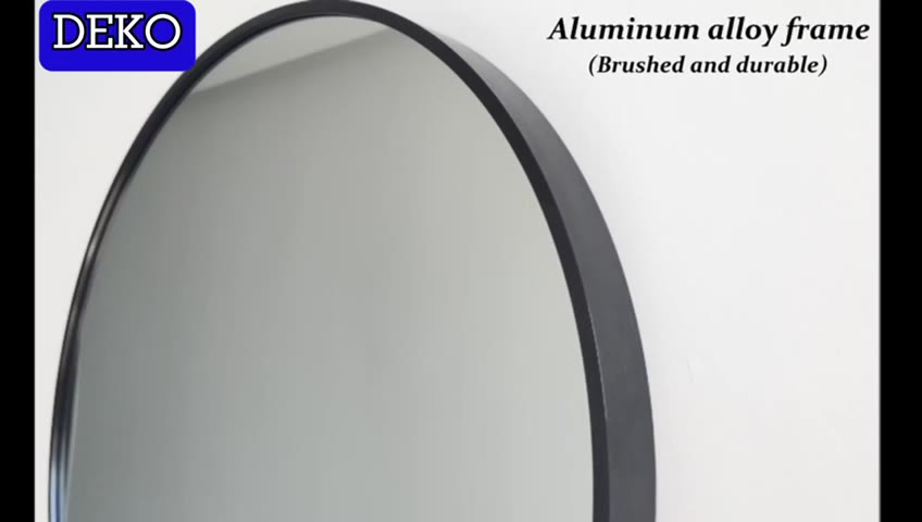 DEKO Premium Round Mirror Wall Mirror Vanity Mirror Bathroom Mirror ...