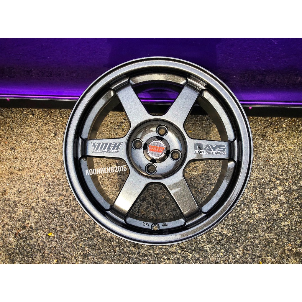 AUTO OPTIONS Wheels Thailand TE37 Sport Rim Set 16x7J - READY STOCK ...