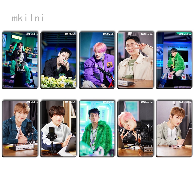 10Pcs/Set K-Pop NCT DREAM Glitch Mode Card Pvc Student Id Card For Kids ...