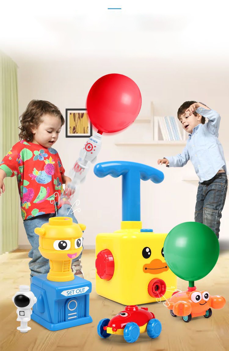 Children Toy Inertial Aerodynamic Balloon Car Science Toy Rocket Launch ...
