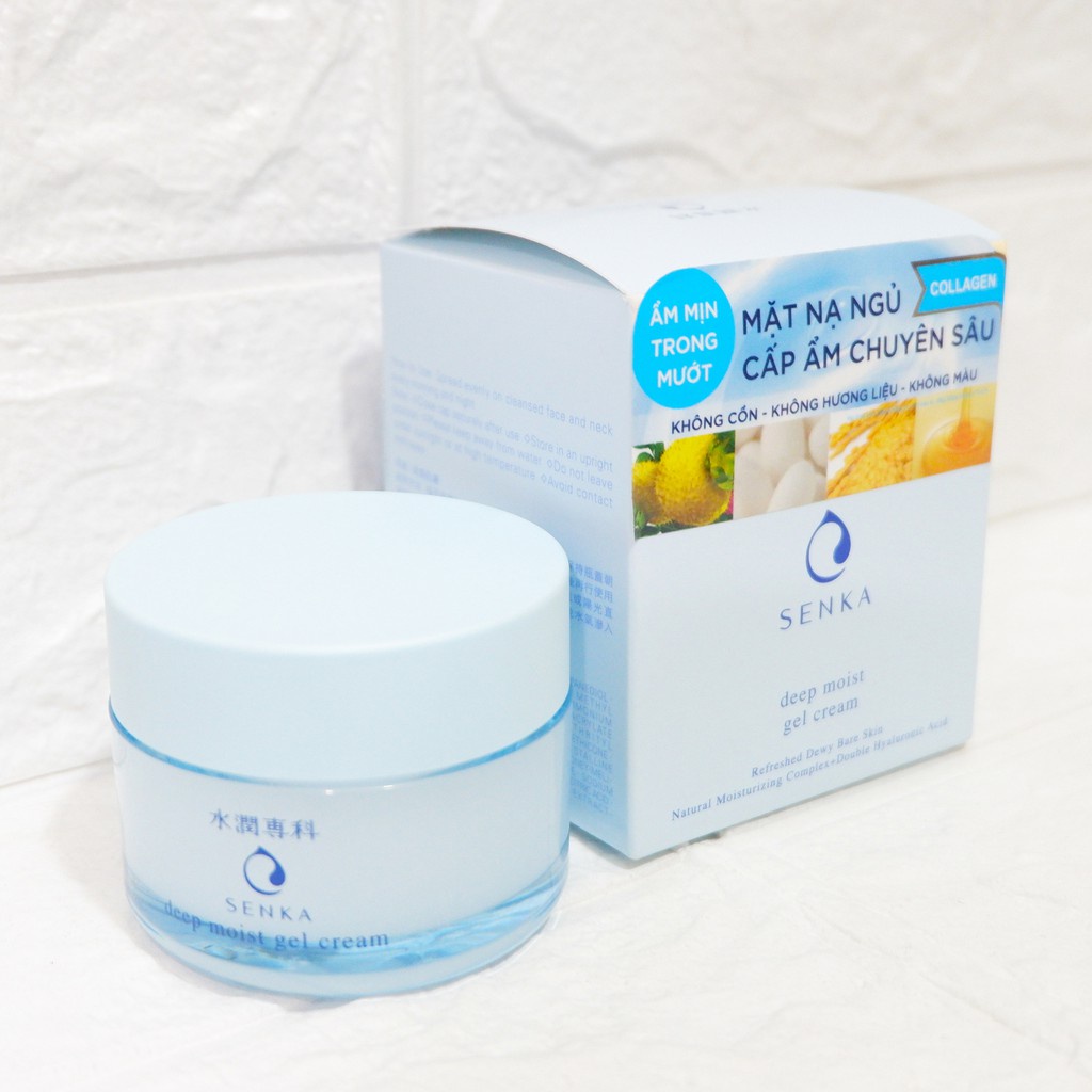 Senka Deep Moist Gel Cream 50g | Shopee Malaysia