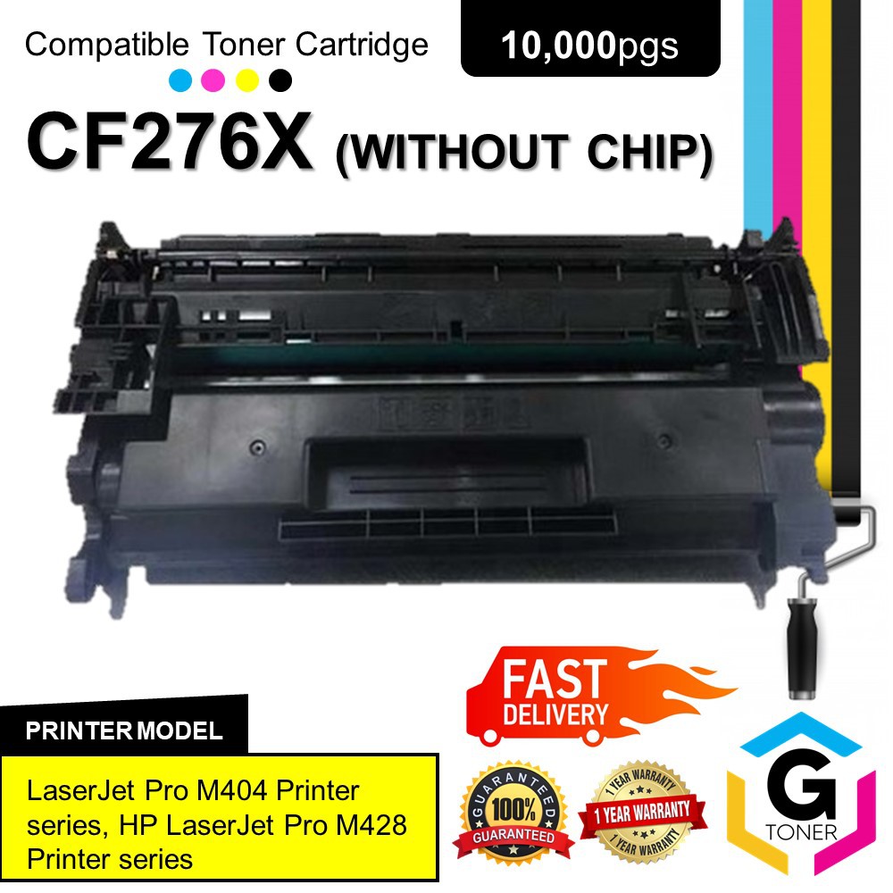 Compatible HP CF276X 76X (Without Chip) Black LaserJet Toner Cartridge ...