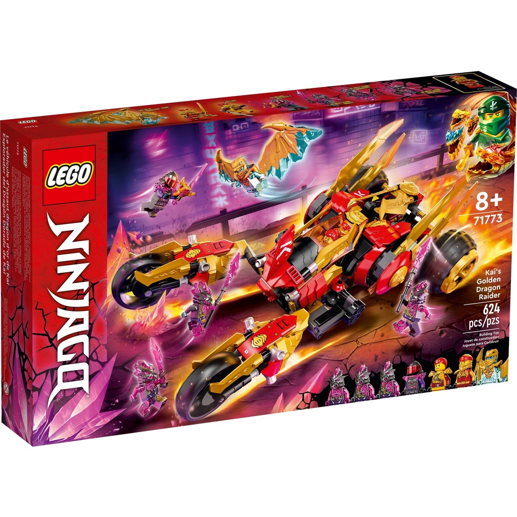 LEGO 71773 Ninjago Kai's Golden Dragon Raider | Shopee Malaysia
