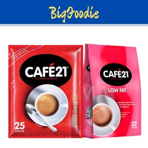 [BFD] Cafe 21 Coffee-mix (2 in 1) 22/25sachet x 12gm (Classic/LowFat ...