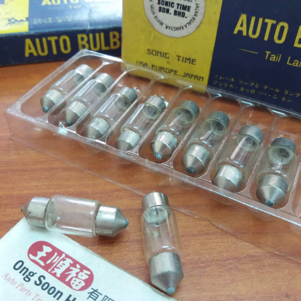 2-20 pcs Festoon Bulb 10x31 12V 5W SV8.5 Tail Lamp Sonic Time (6438 ...