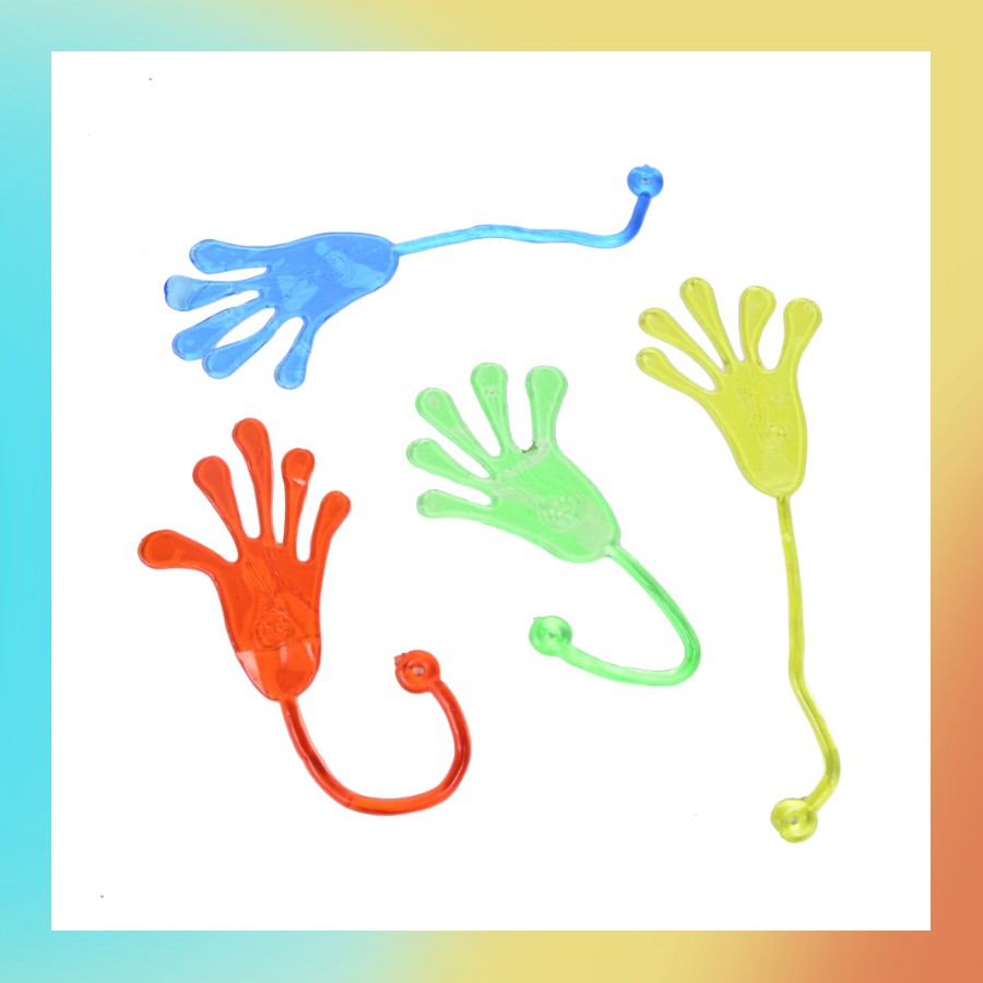 [ReadyStock]1pcs Sticky Wall Stretchy Toy Squishy Slap Hands Palm Funny ...