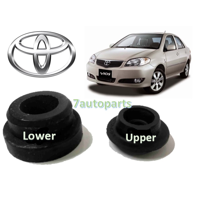 Original Spec Toyota Vios NCP42 Front Radiator Bush Upper & Lower ...