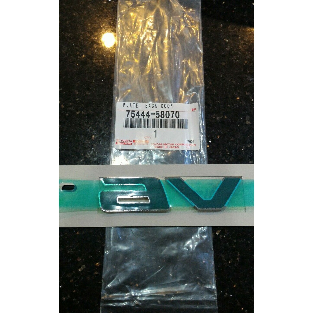 Genuine Toyota Alphard Vellfire 2015 GGH30 Back Door 'V6' Plate Emblem ...