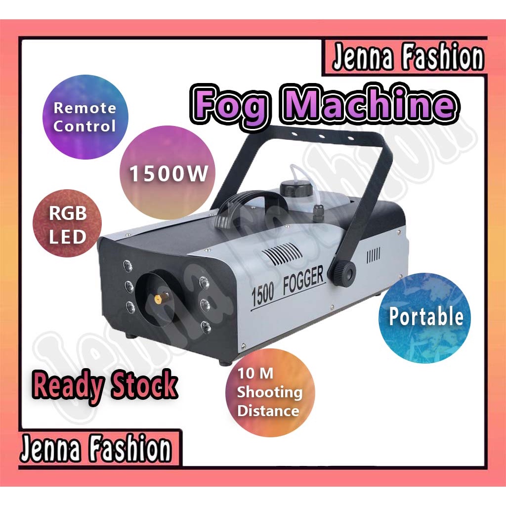 [READY STOCK] Fog Machine 1500w Fogger Fogging Machine RGB NOT LED ...